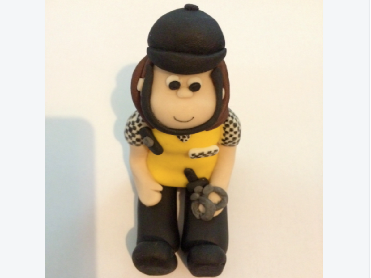Edible Police Cake Topper decoration