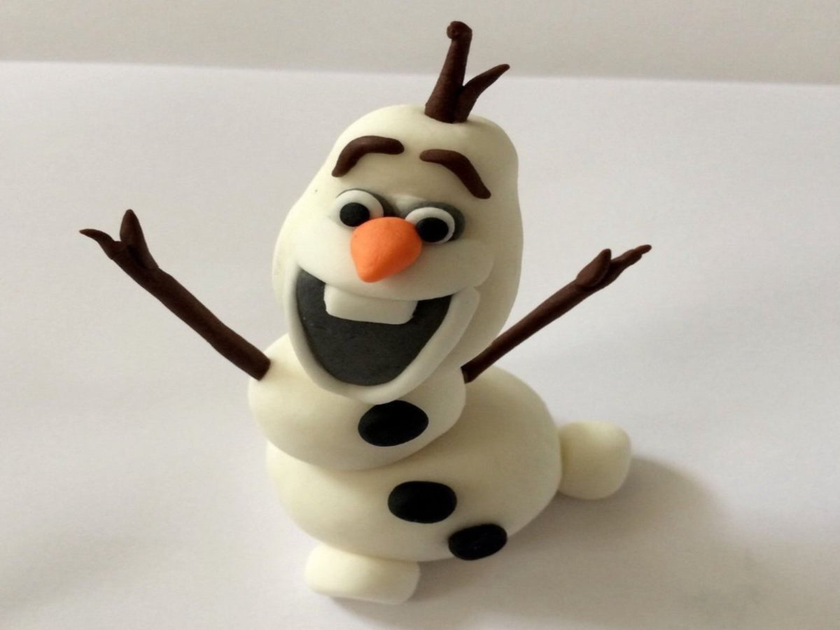 Edible In The Style Of Olaf Cake Topper Decoration